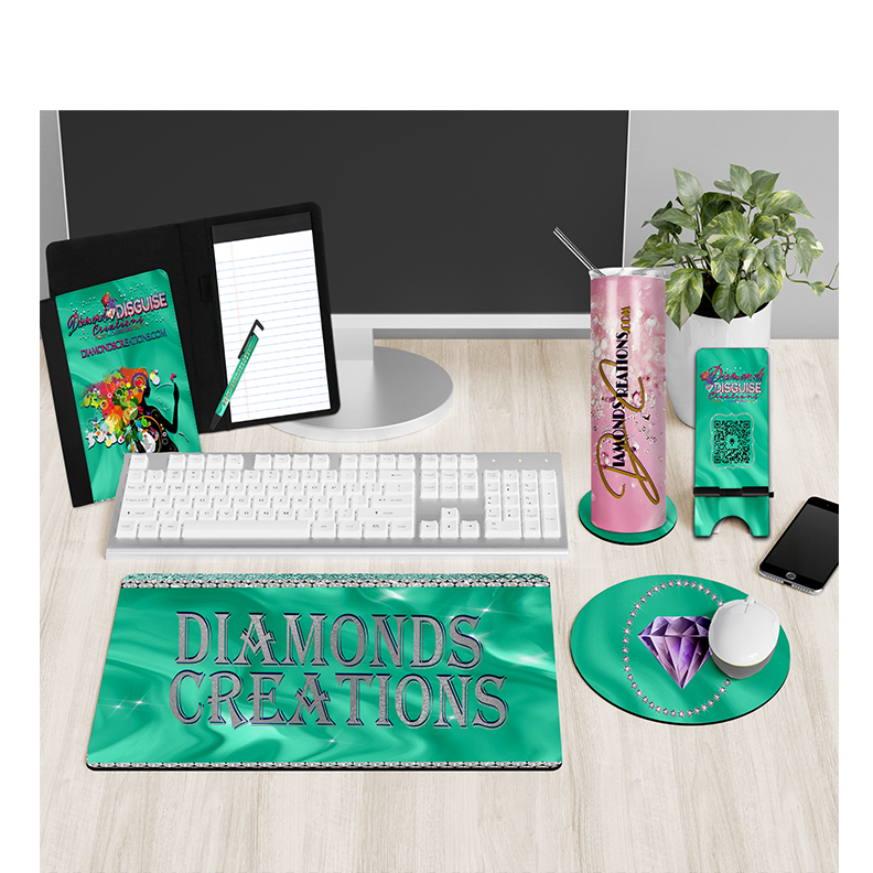 OFFICE DESK COLLECTION – DIAMONDS-N-DISGUISE CREATIONS